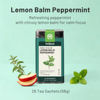 soothing lemon balm tea sachets