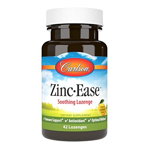 soothing lemon flavour zinc lozenges