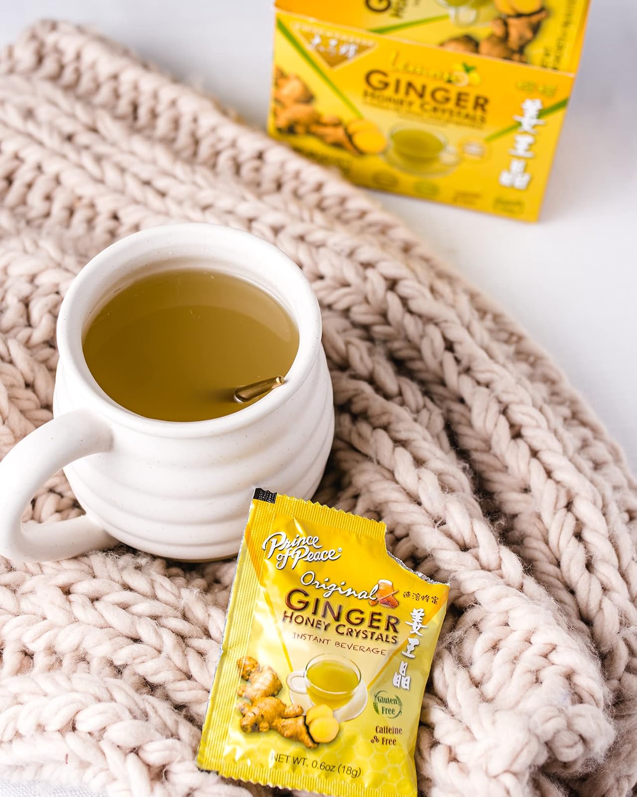 soothing lemon ginger herbal infusion