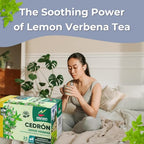 soothing lemon verbena herbal tea