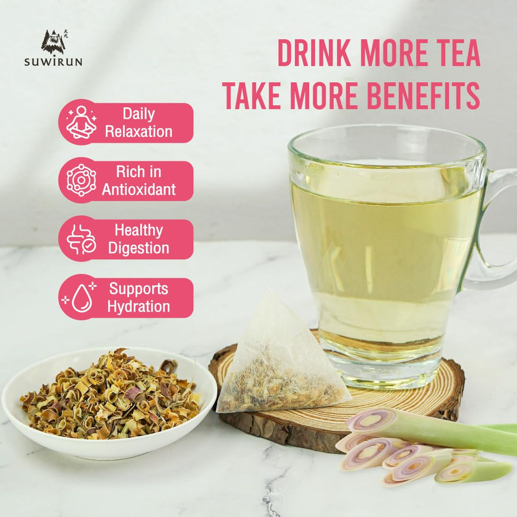 soothing lemongrass herbal infusion