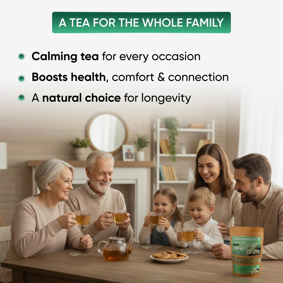 soothing lemongrass herbal infusion