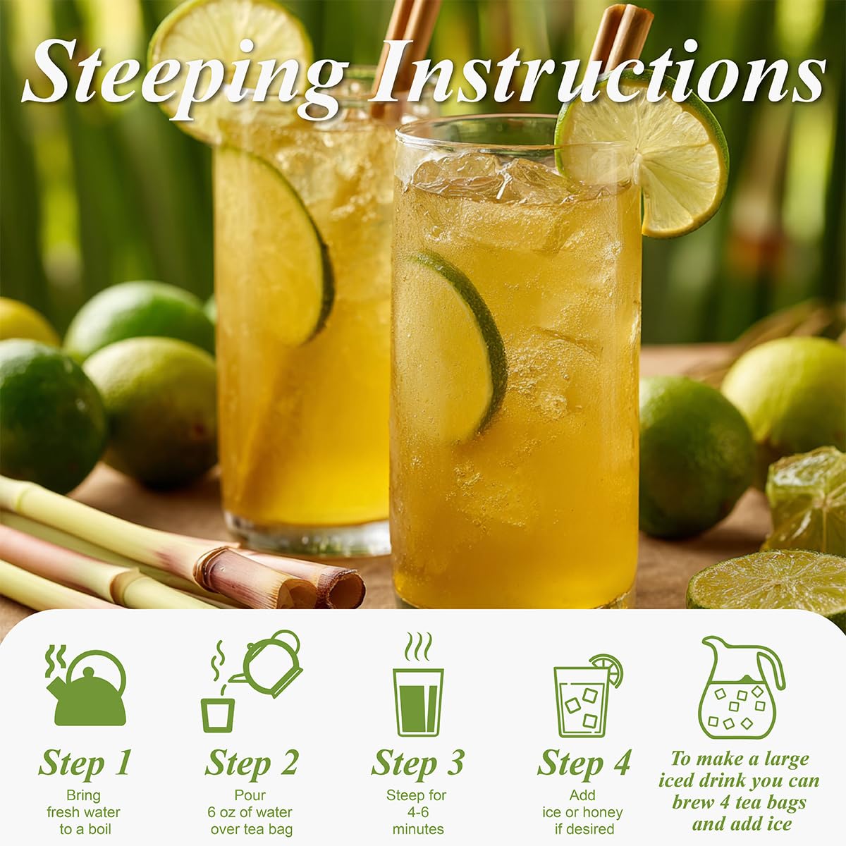 soothing lemongrass tea for digestion