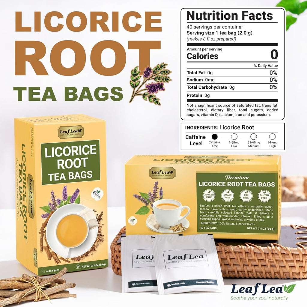 soothing licorice root tea for digestion