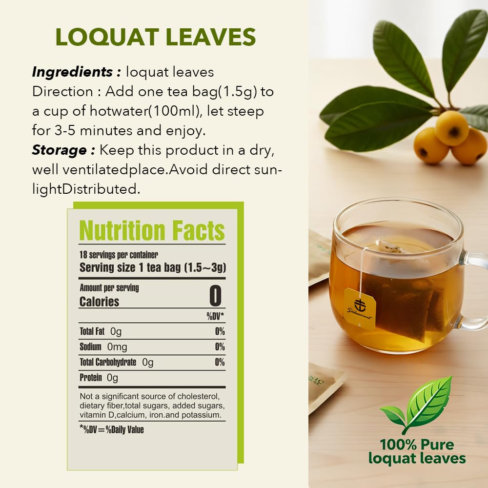 soothing loquat leaf tea benefits