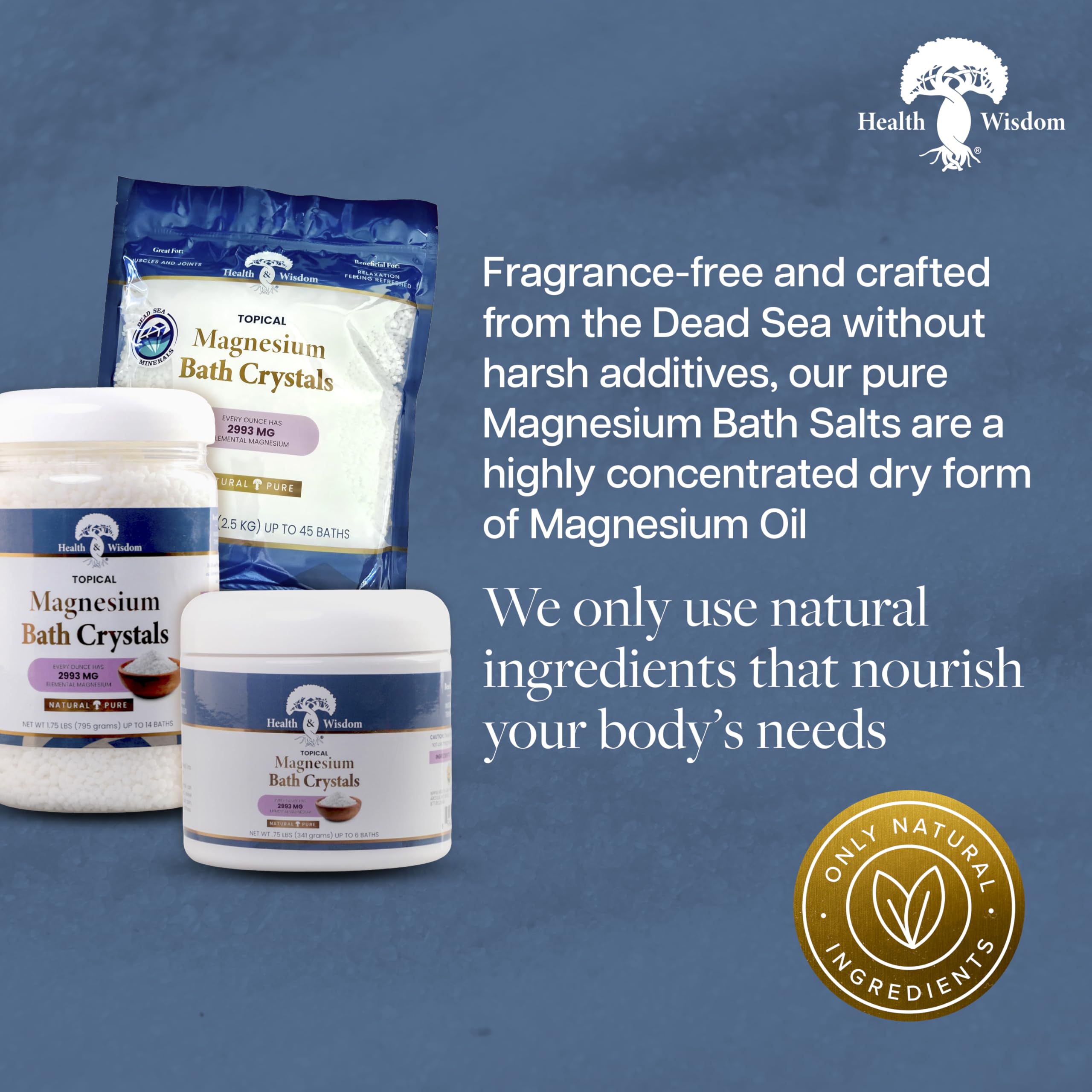 soothing magnesium bath for stress relief
