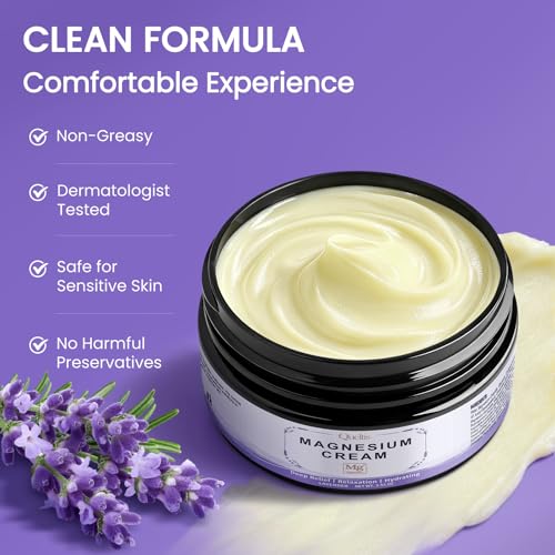 soothing magnesium cream for skin hydration
