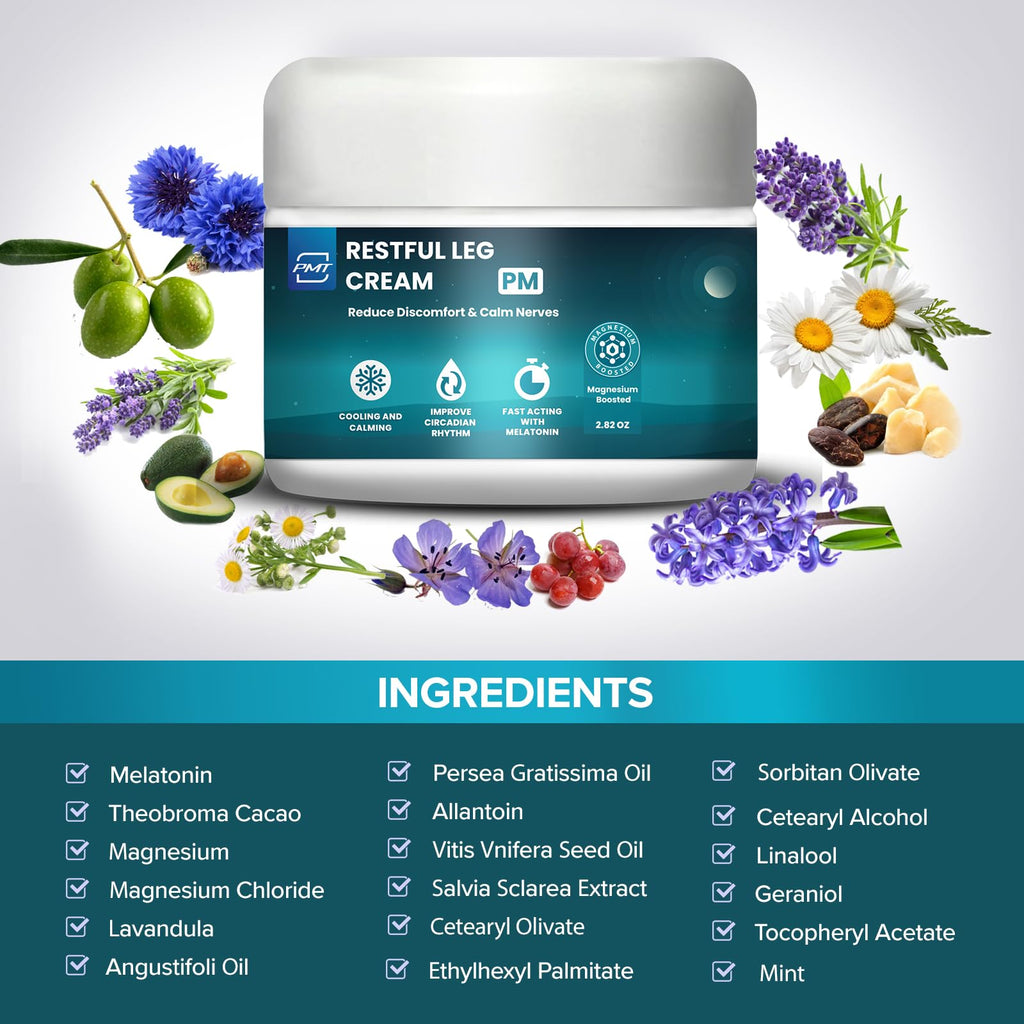 soothing magnesium cream for tired legs