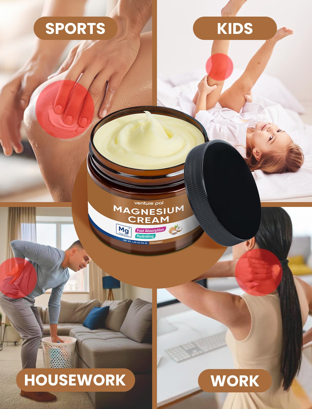 soothing magnesium cream with shea butter