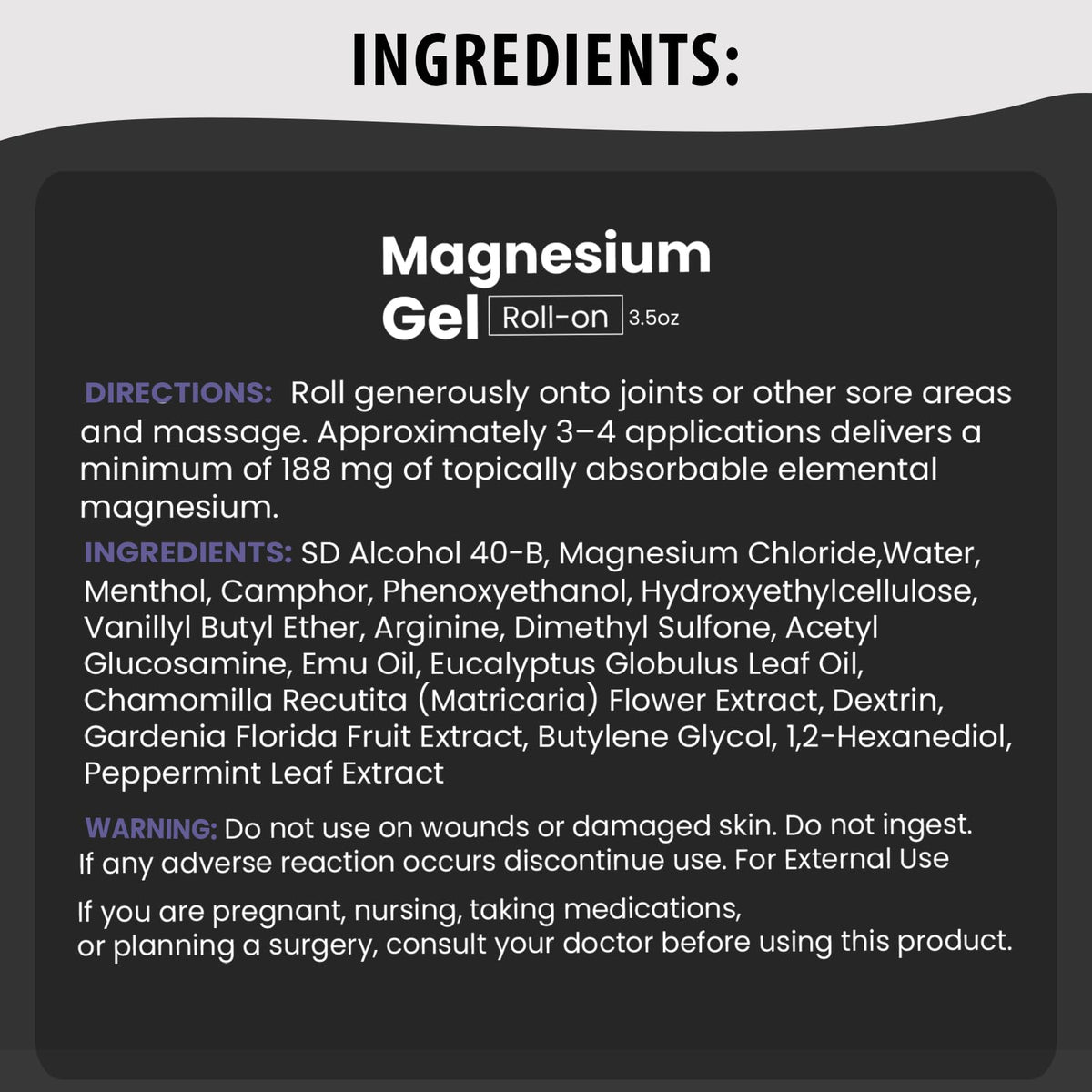 soothing magnesium for joint discomfort