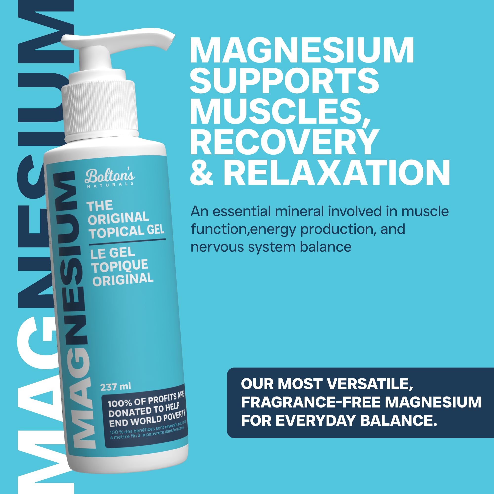 soothing magnesium gel for muscle pain