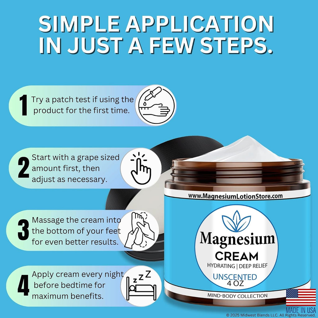 soothing magnesium lotion for skin hydration