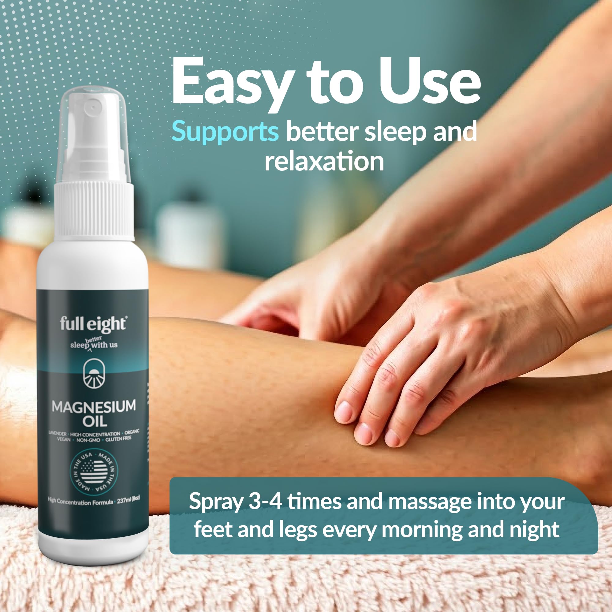 soothing magnesium oil for nighttime relaxation