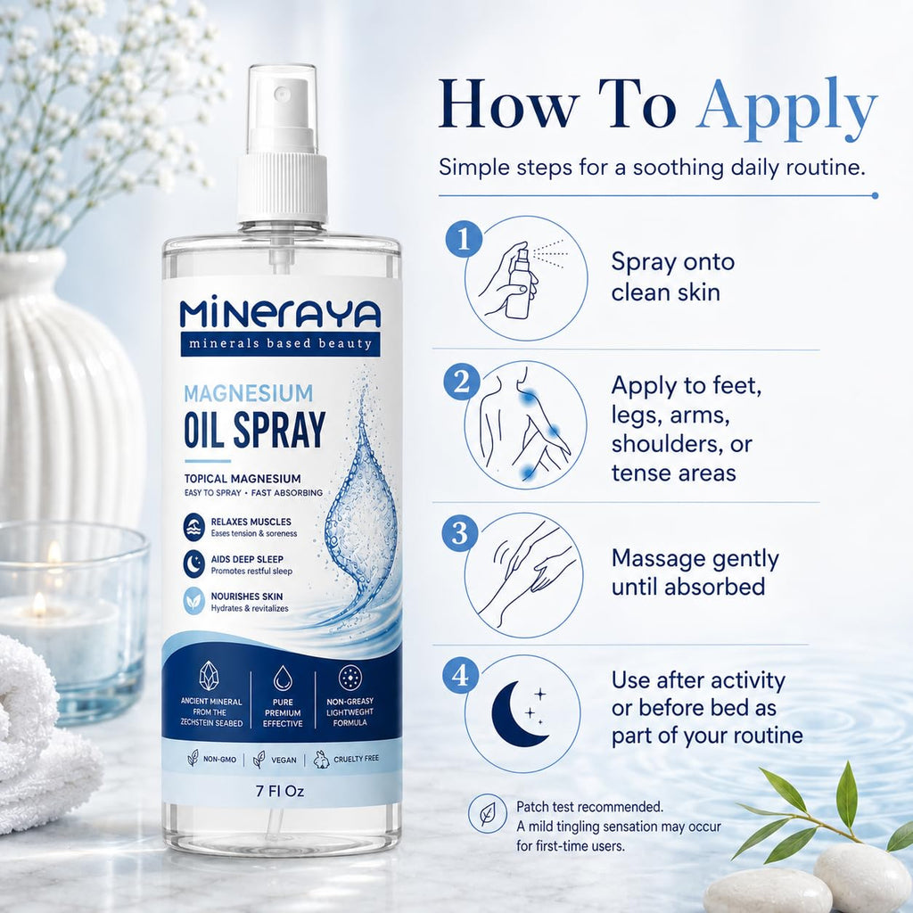 soothing magnesium oil for tired feet