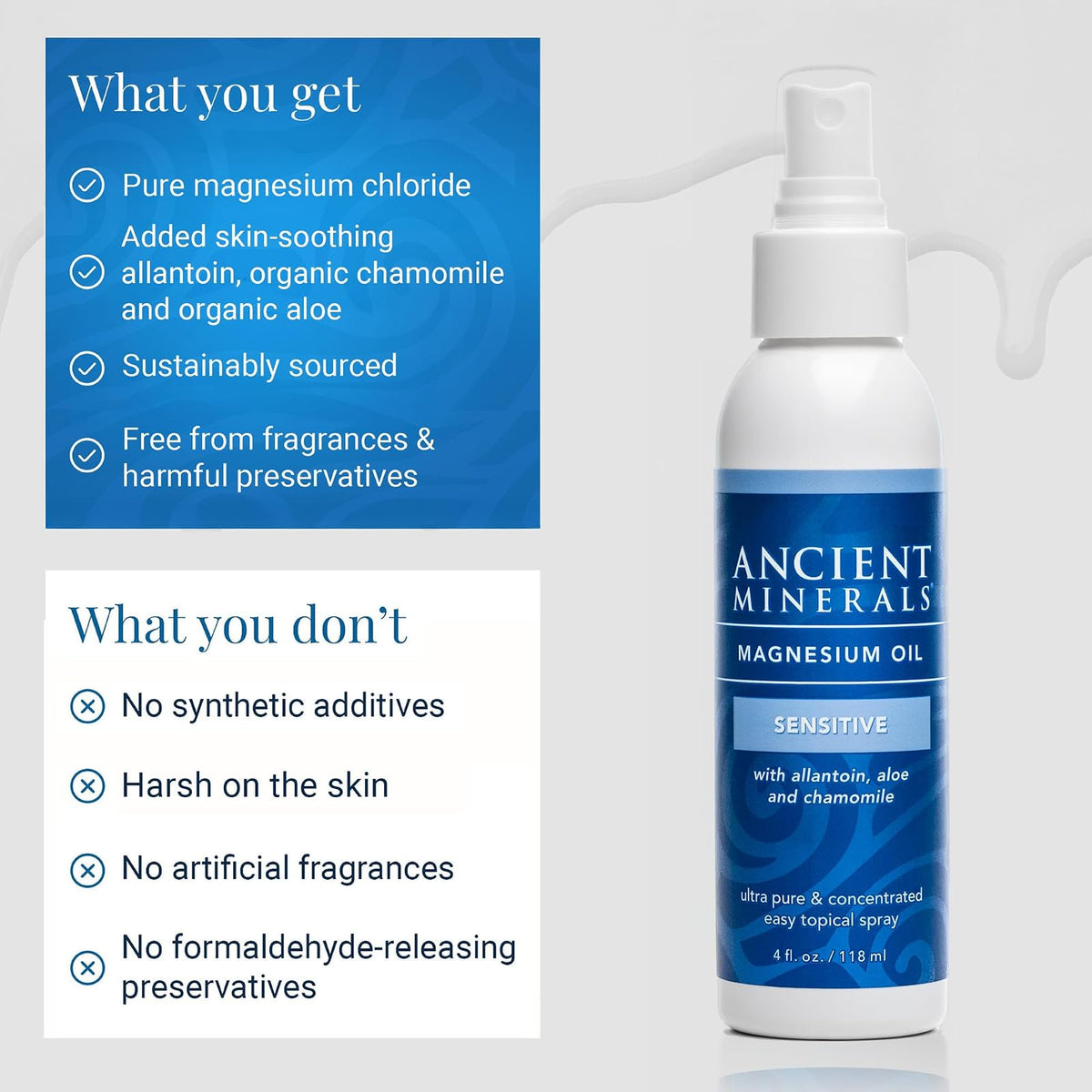 soothing magnesium spray for muscle relief