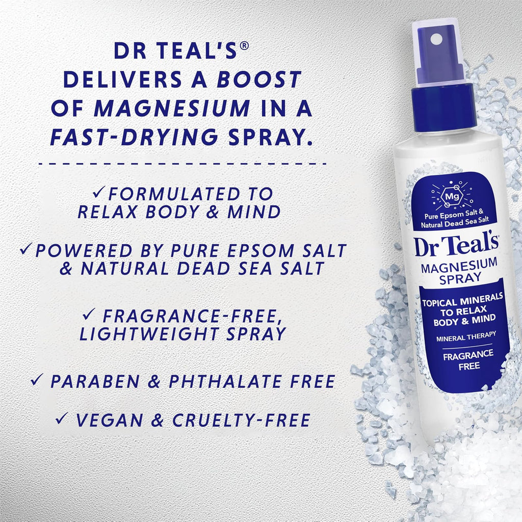 soothing magnesium spray for muscle relief