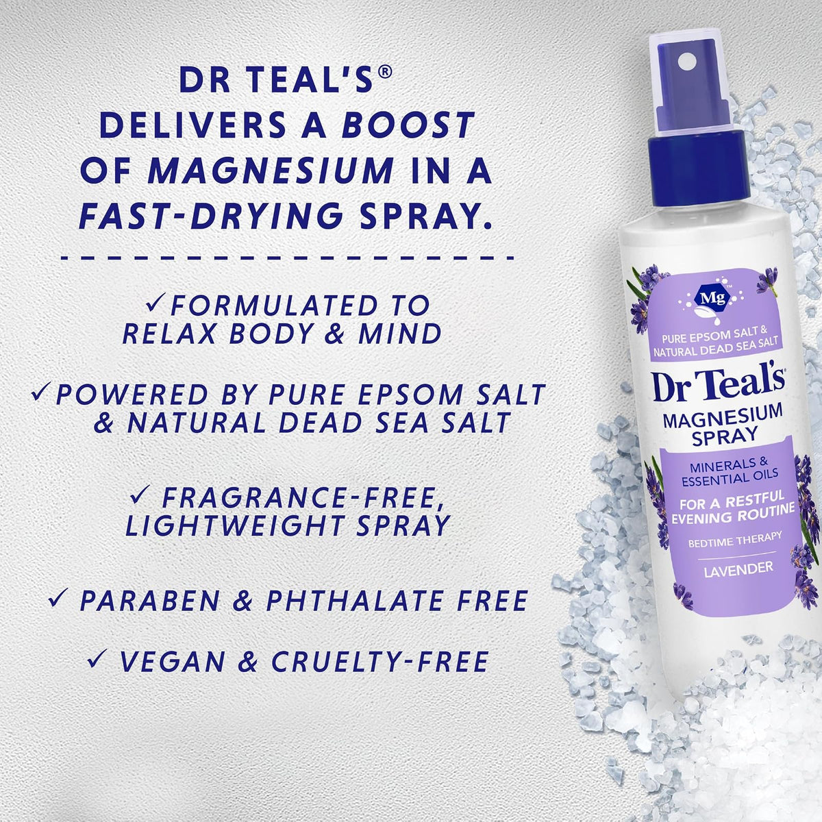 soothing magnesium spray for stress relief