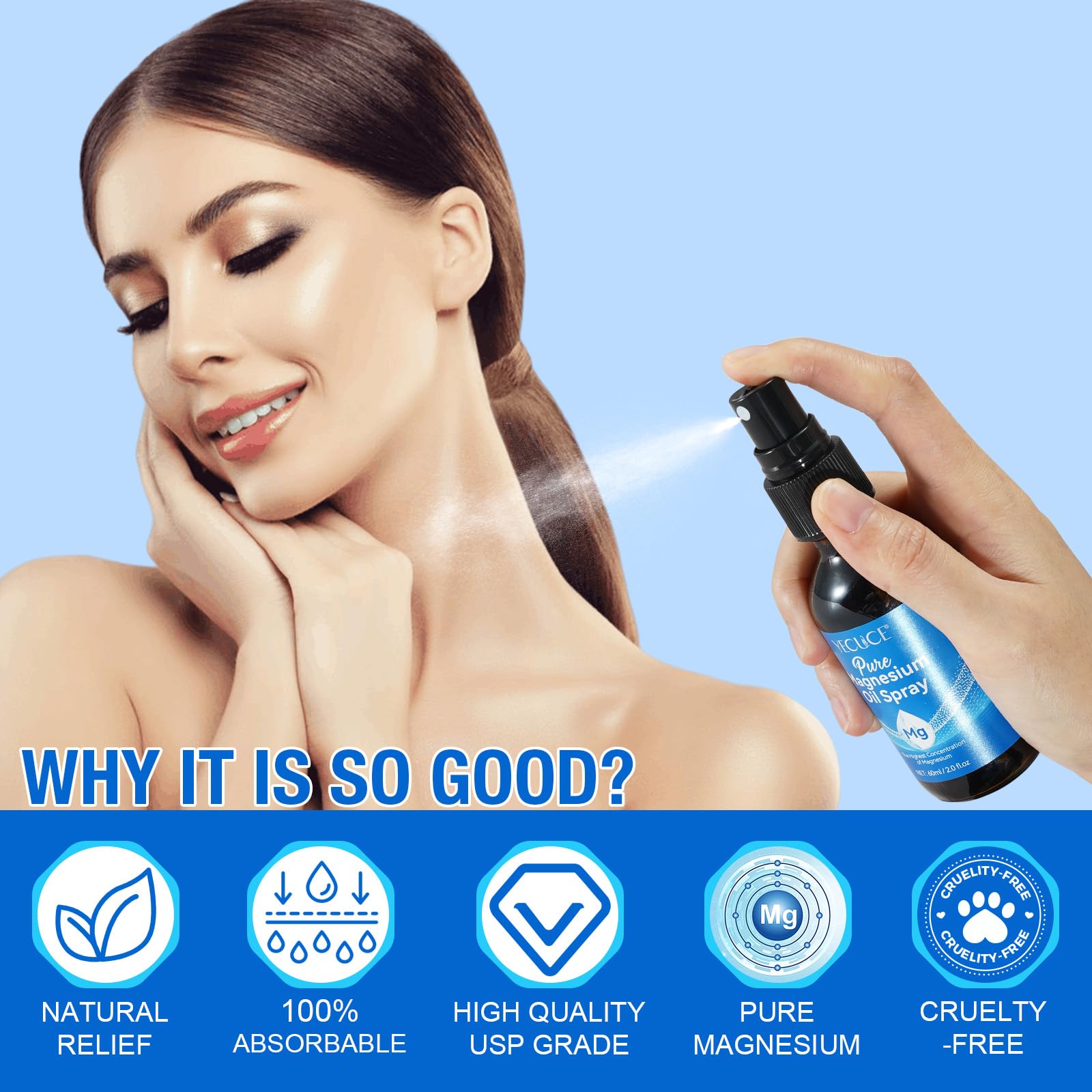 soothing magnesium spray for tired feet