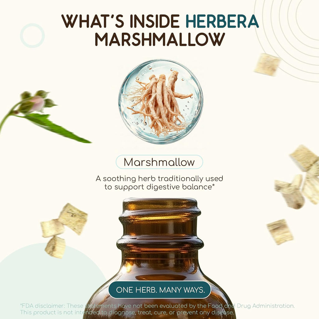 soothing marshmallow root extract for digestion