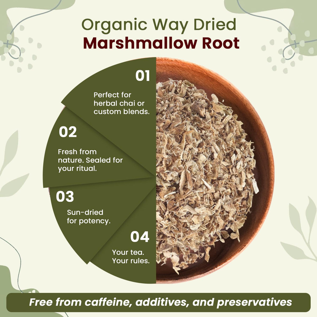 soothing marshmallow root tea blend