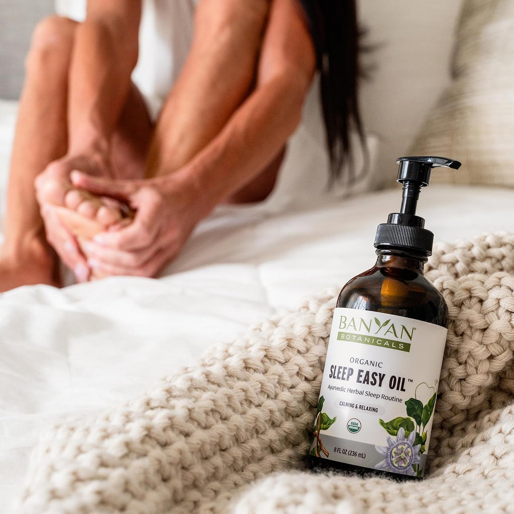 Soothing massage oil for sleep