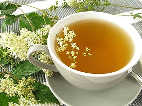 soothing meadowsweet herbal infusion