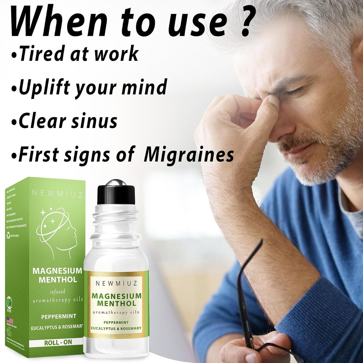 soothing menthol migraine relief