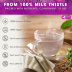 soothing milk thistle beverage