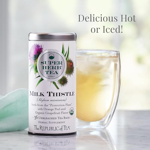 soothing milk thistle herbal infusion