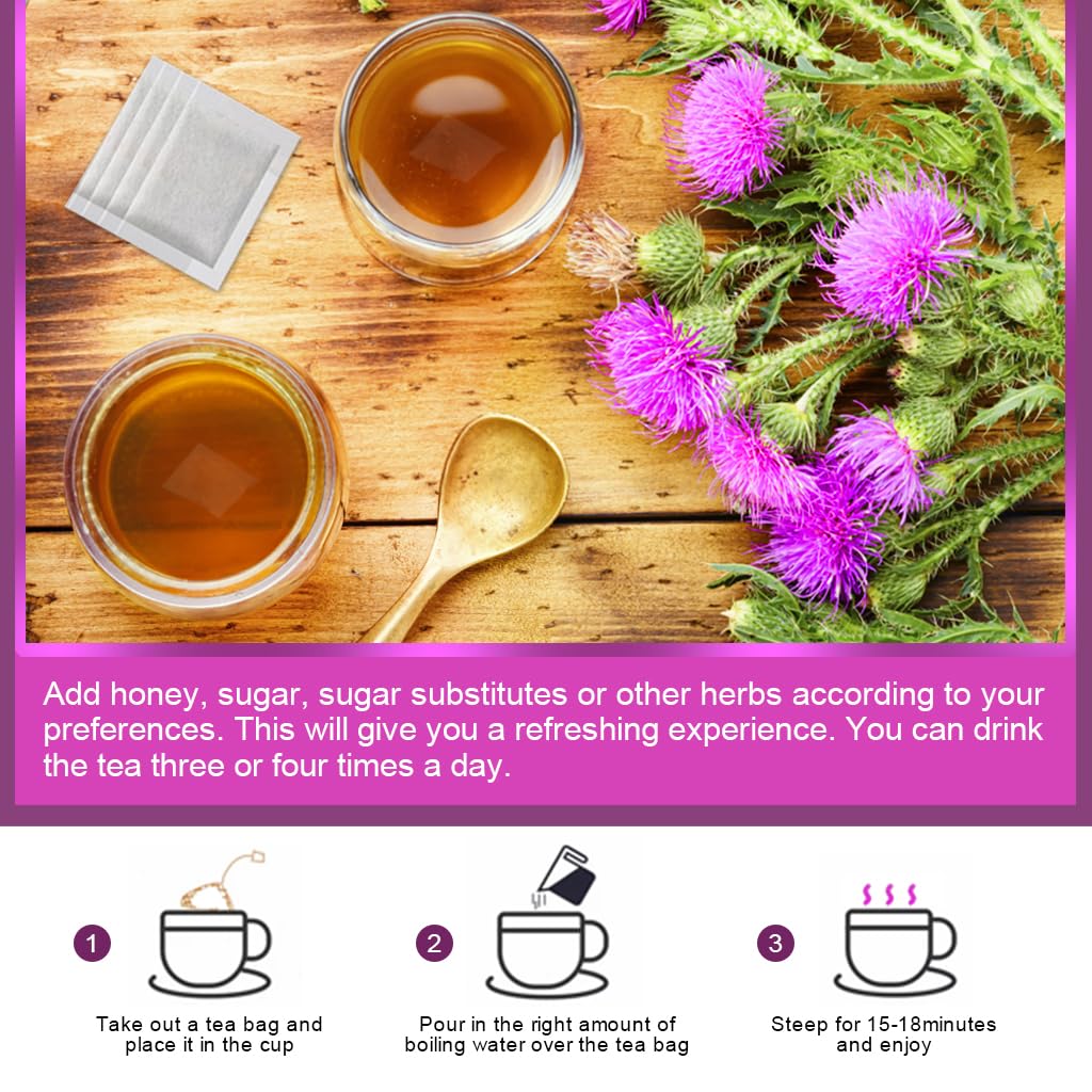soothing milk thistle herbal infusion