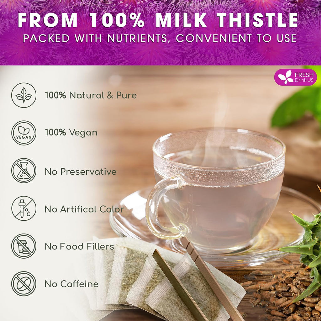 soothing milk thistle wellness drink