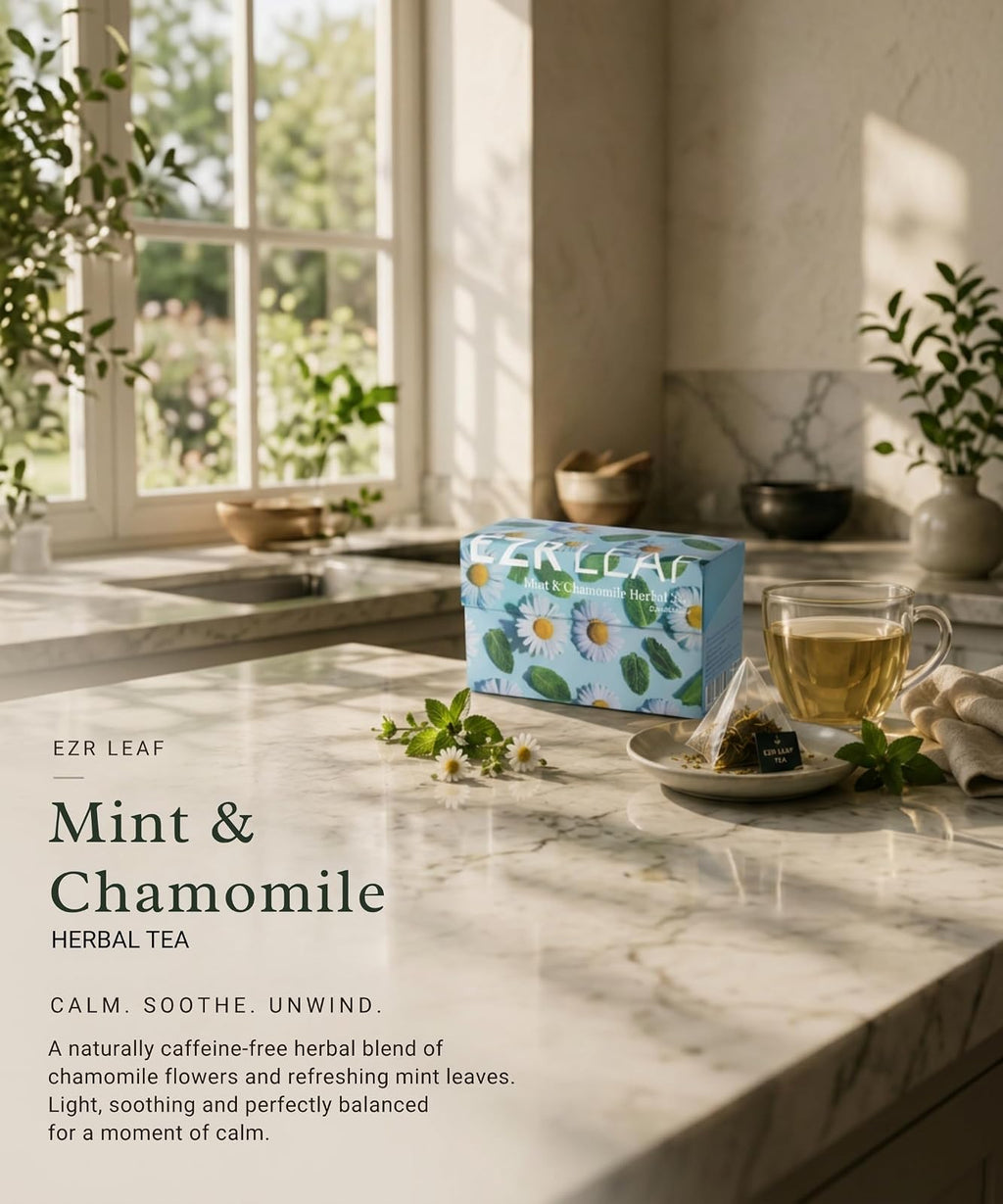 soothing mint chamomile tea bags