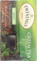 soothing mint infused green tea