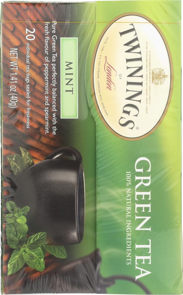 soothing mint infused green tea