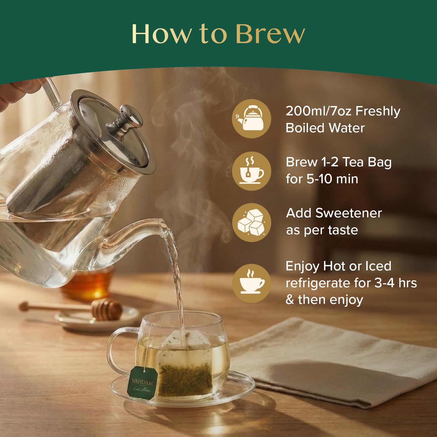 soothing Moringa tea for relaxation