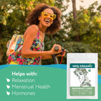 soothing mugwort herbal infusion