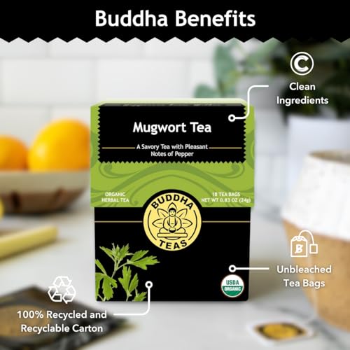 soothing mugwort tea for stress relief