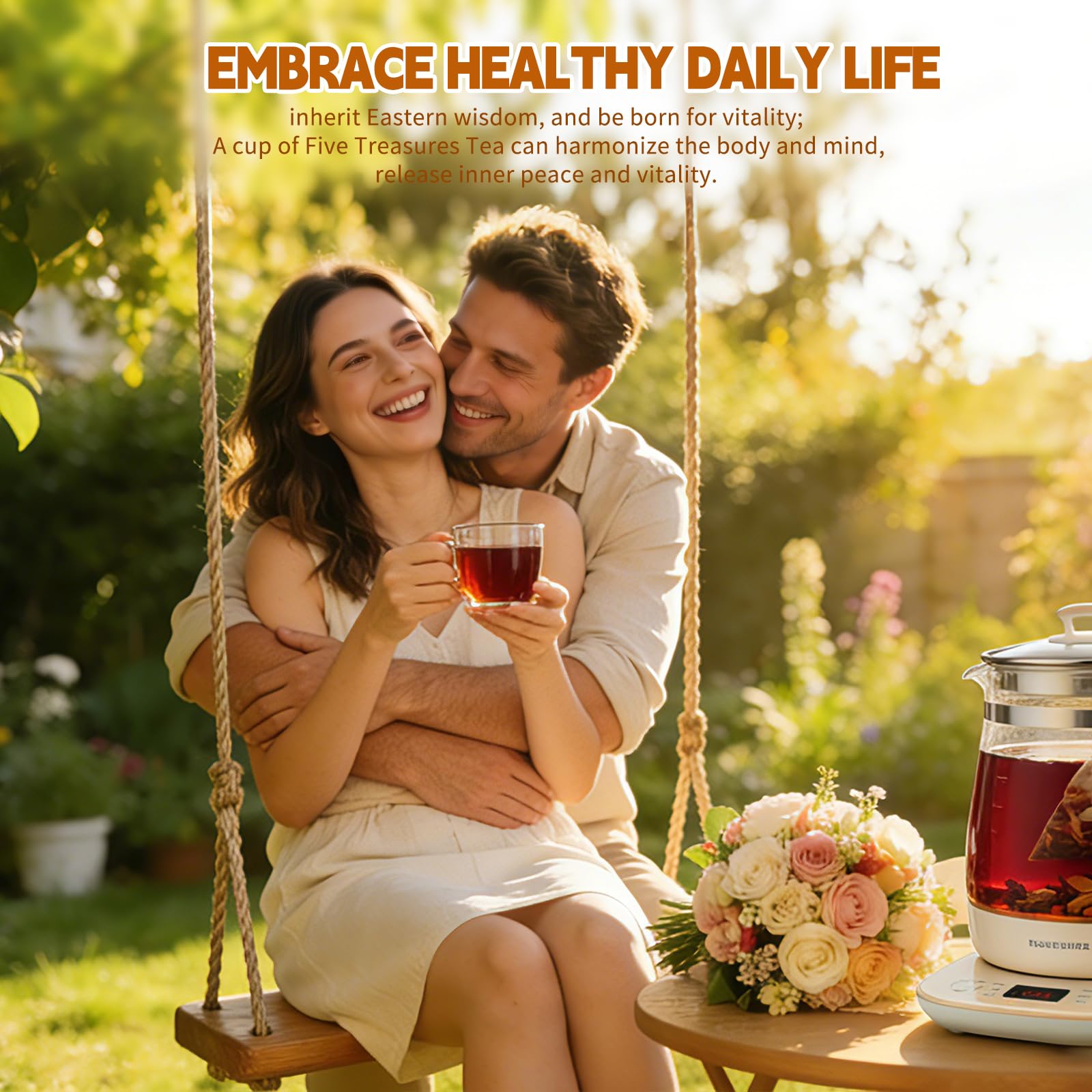 Soothing mulberry and ginseng infusion