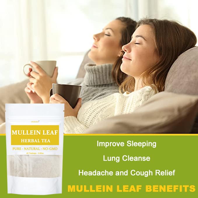 soothing mullein leaf tea bags