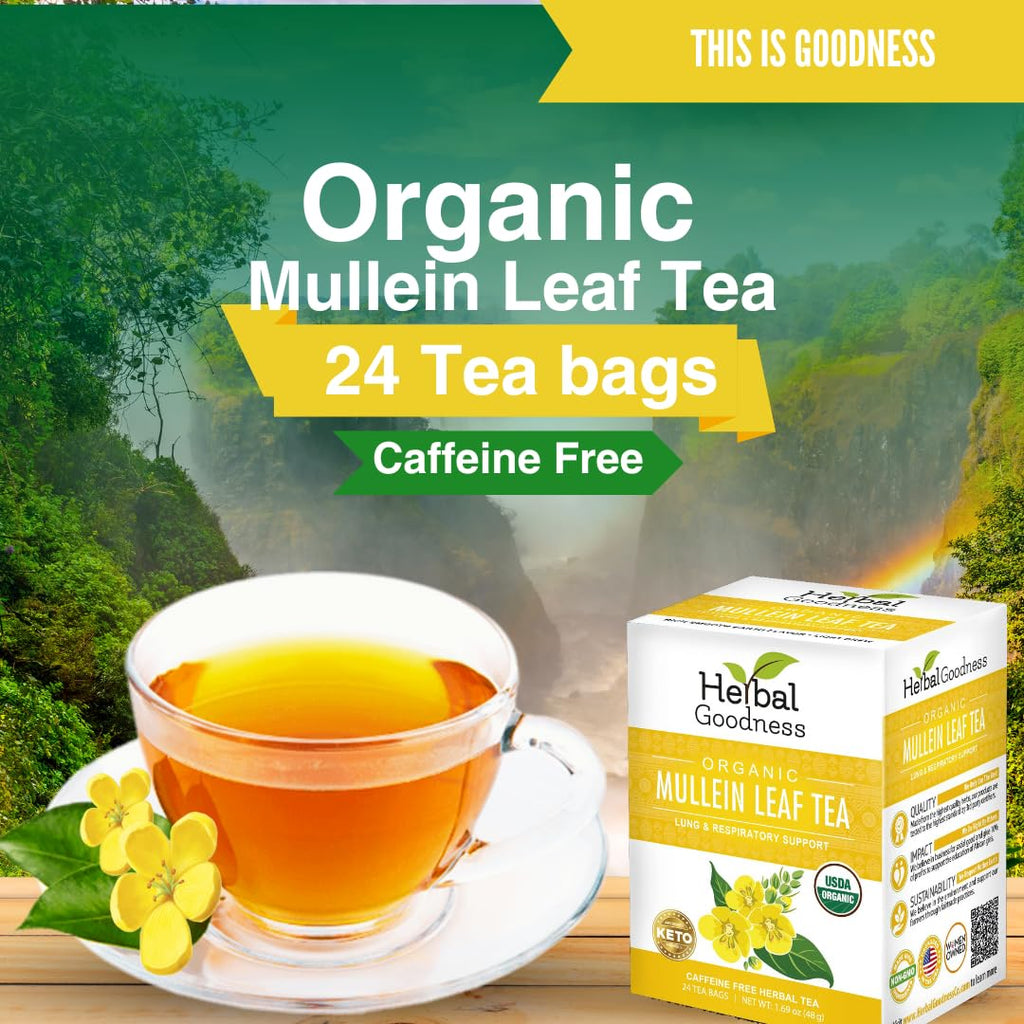 soothing mullein tea bags for wellness