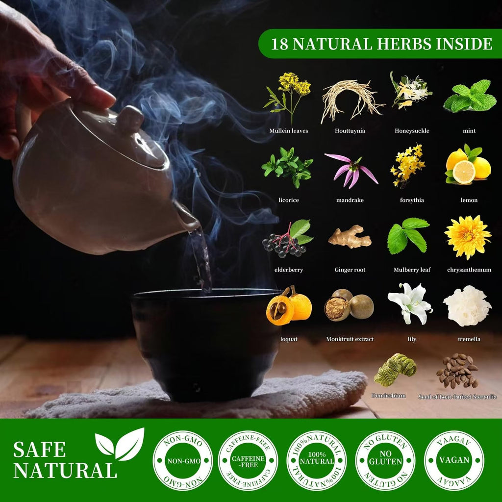 soothing mullein tea for respiratory health