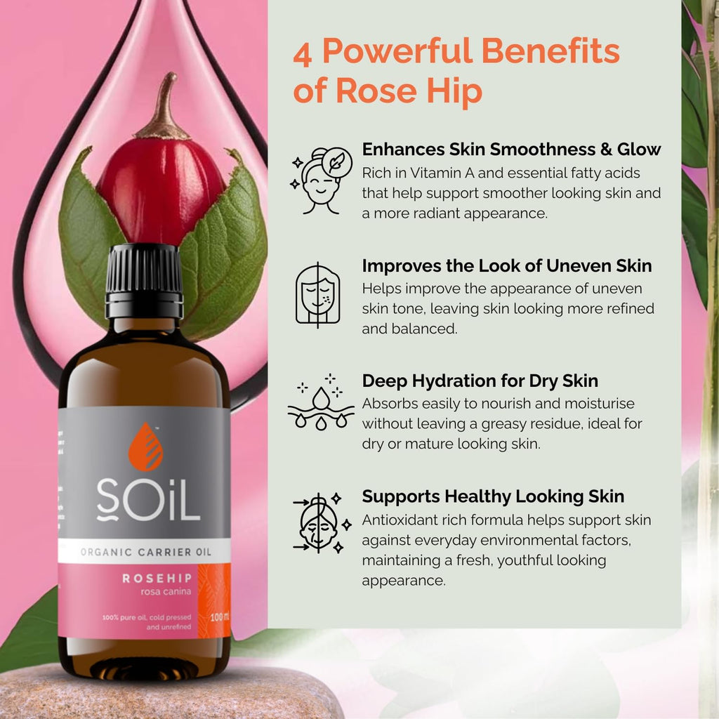 soothing nettle infused rosehip oil