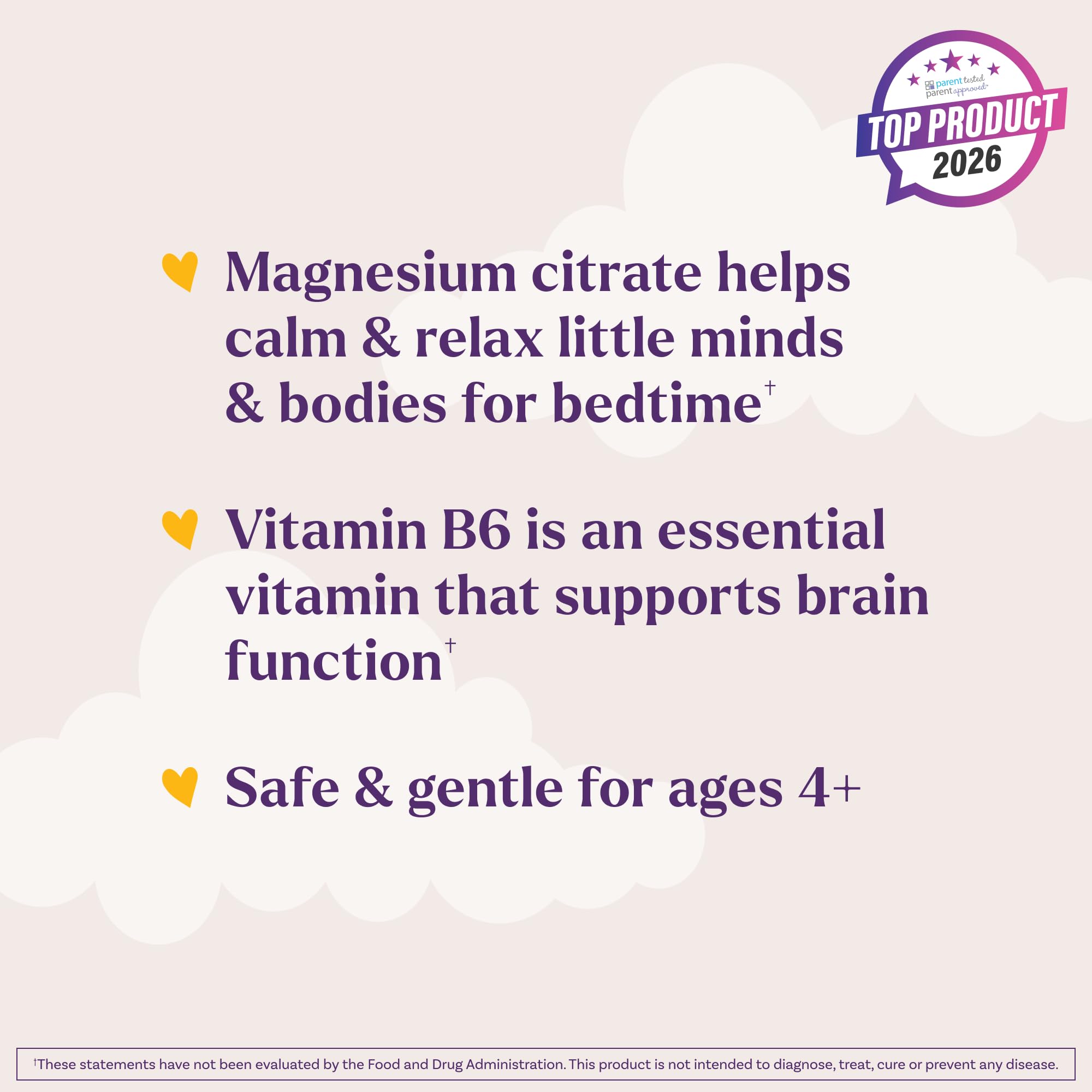 Soothing night gummies with Vitamin B6