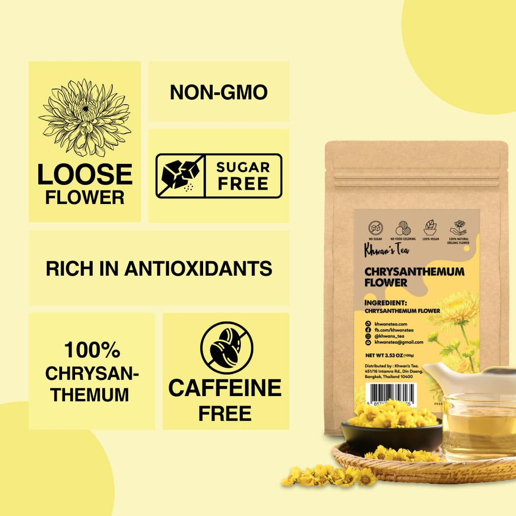 soothing organic chrysanthemum infusion
