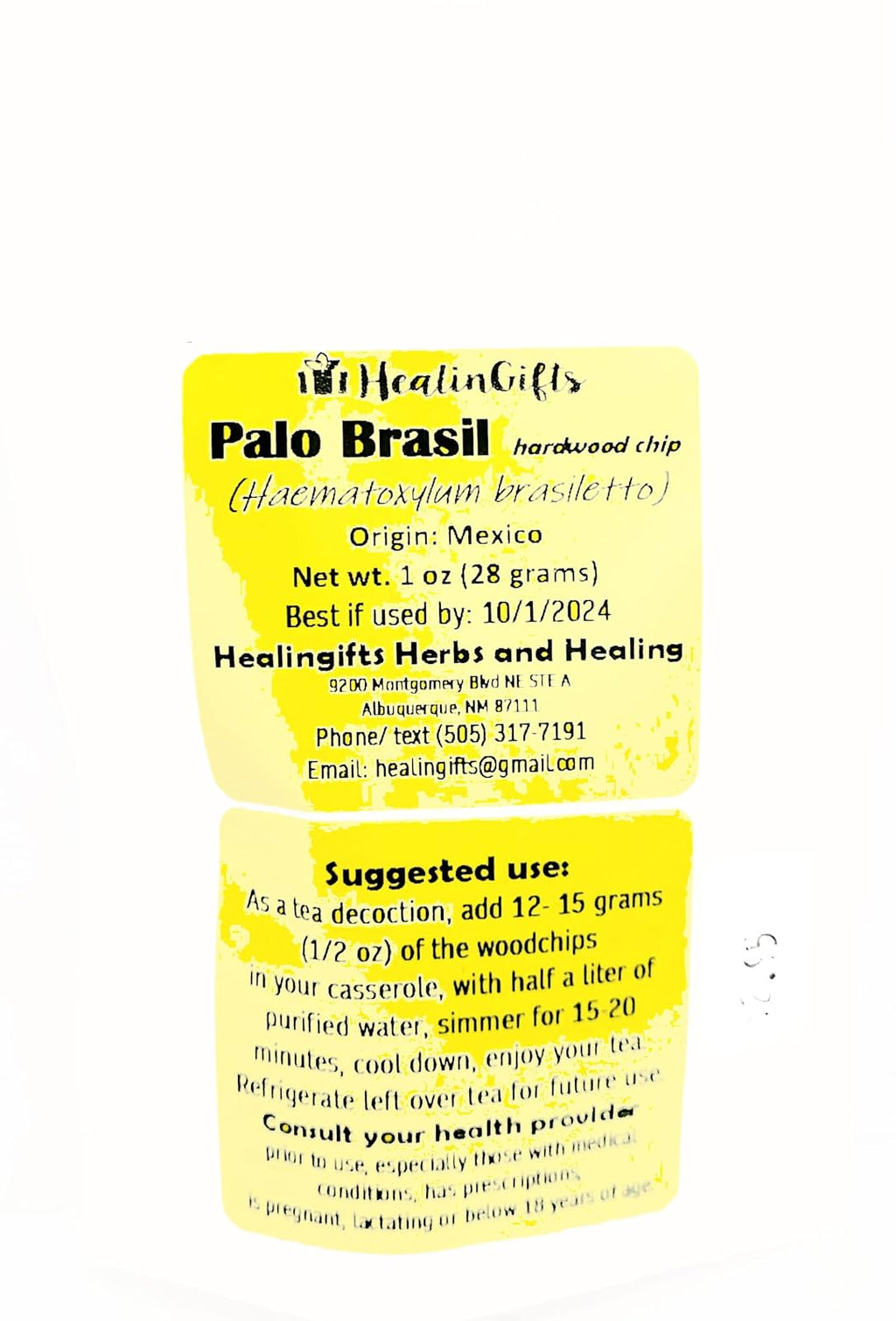 soothing Palo de Brasil tea blend