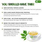 soothing papaya leaf tea bags