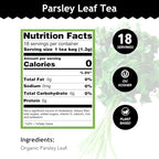 soothing parsley leaf tea bags