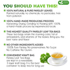soothing parsley leaf tea bags