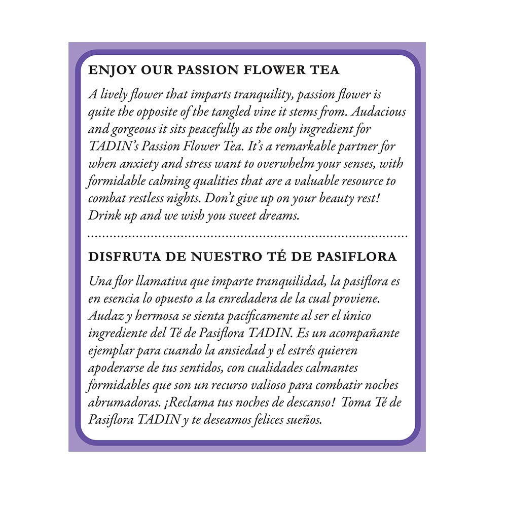 soothing passion flower tea for sleep