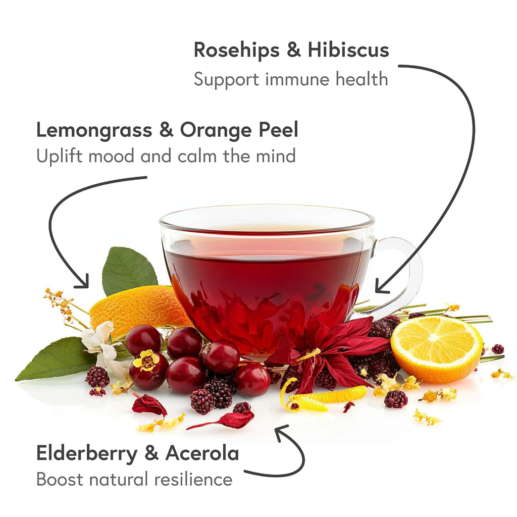 soothing passionfruit herbal infusion